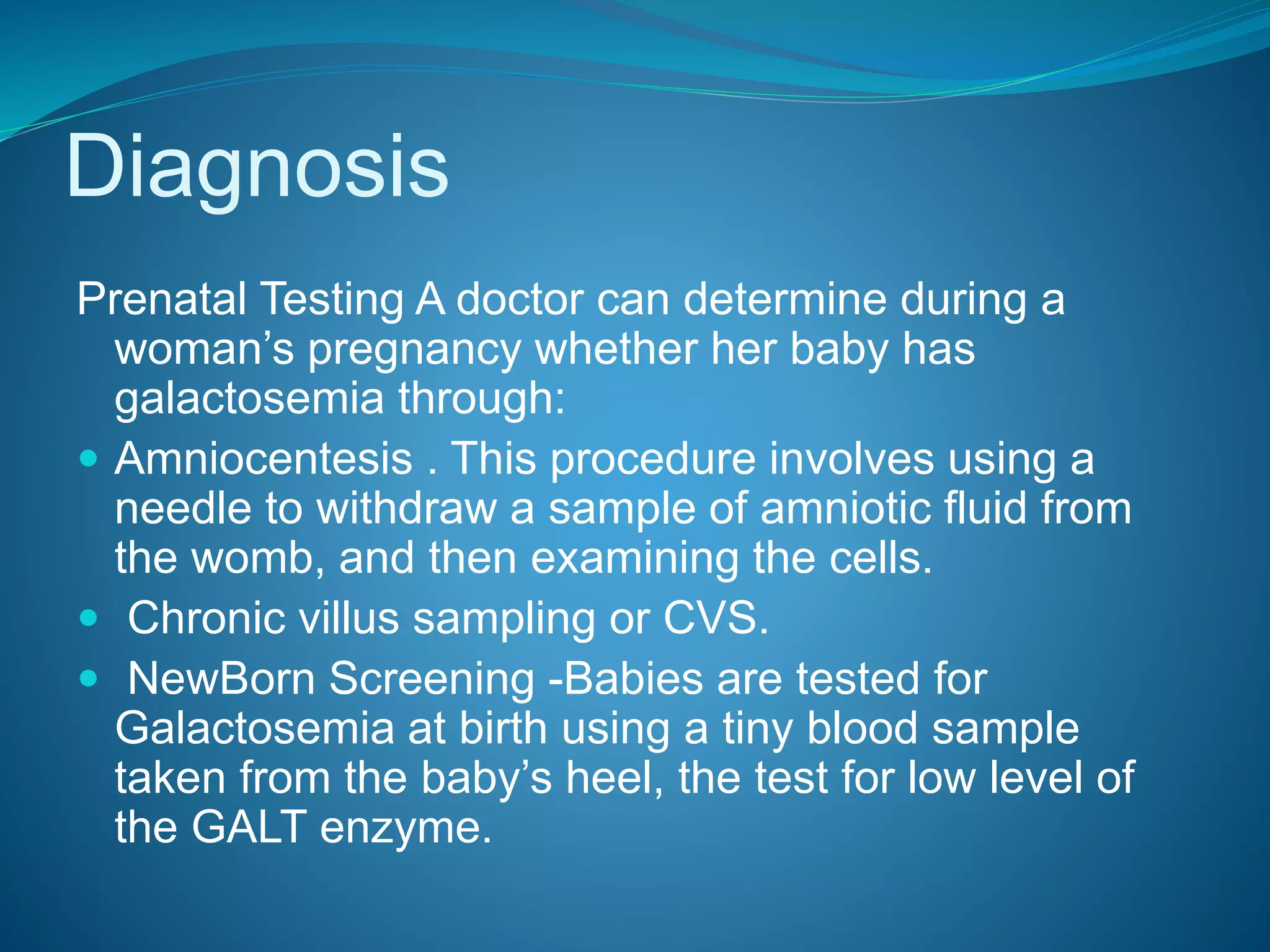 Diseases of carbohydrate metabolism (galactosemia) | PPTX