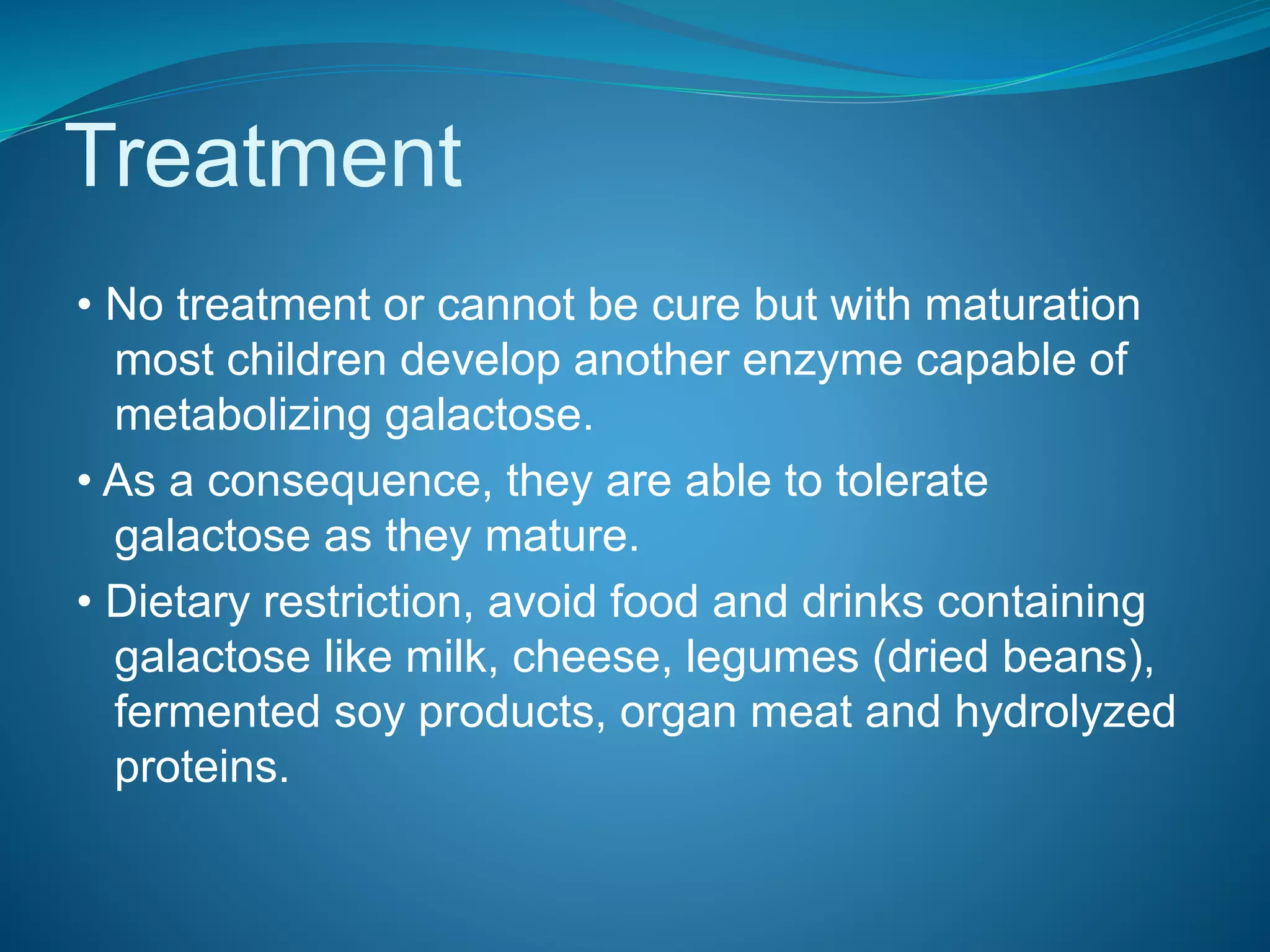 Diseases of carbohydrate metabolism (galactosemia) | PPTX