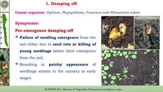 Diseases of chilli, cause, etiology, management | PPTX