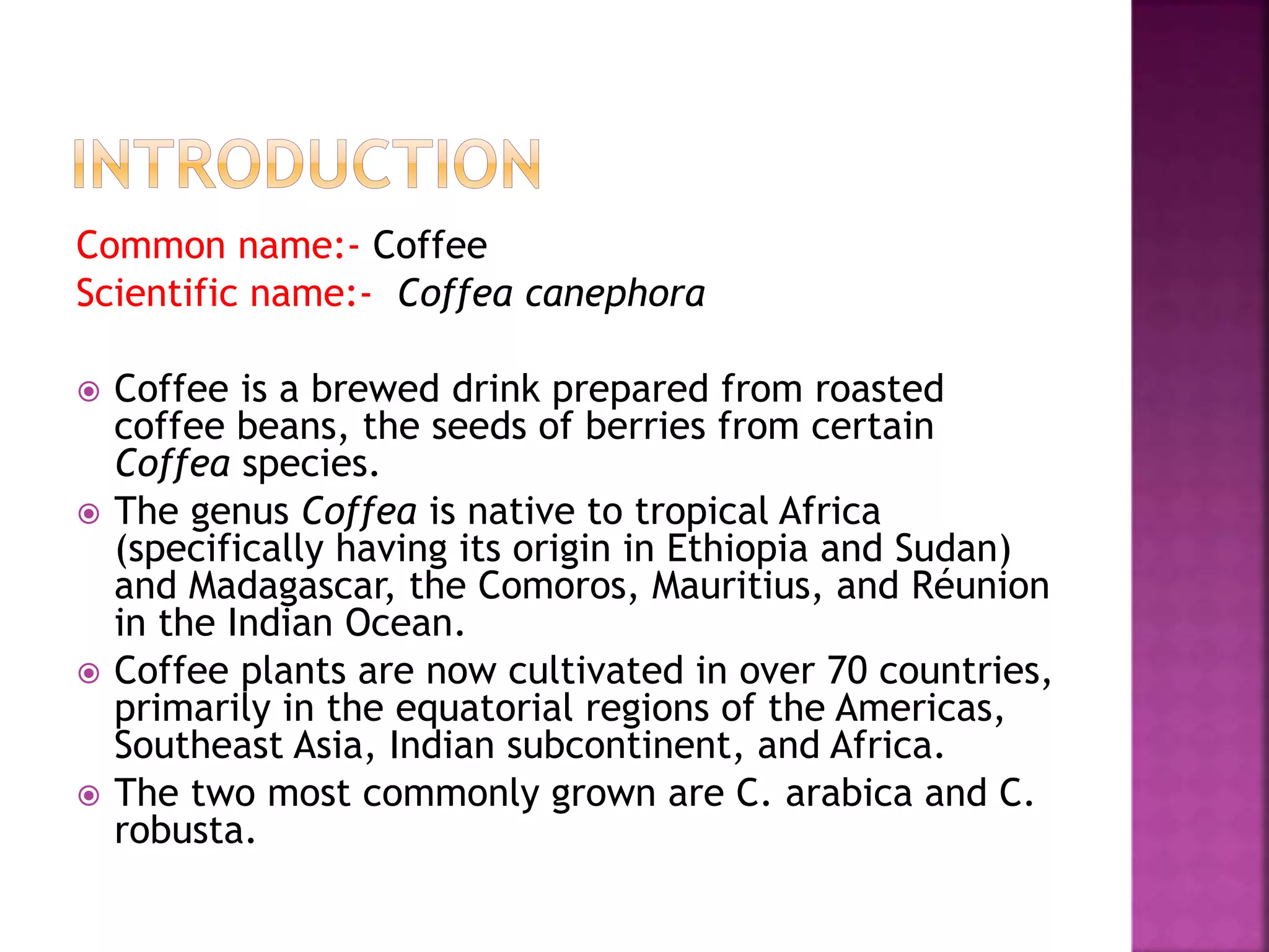Diseases of coffee | PPTX