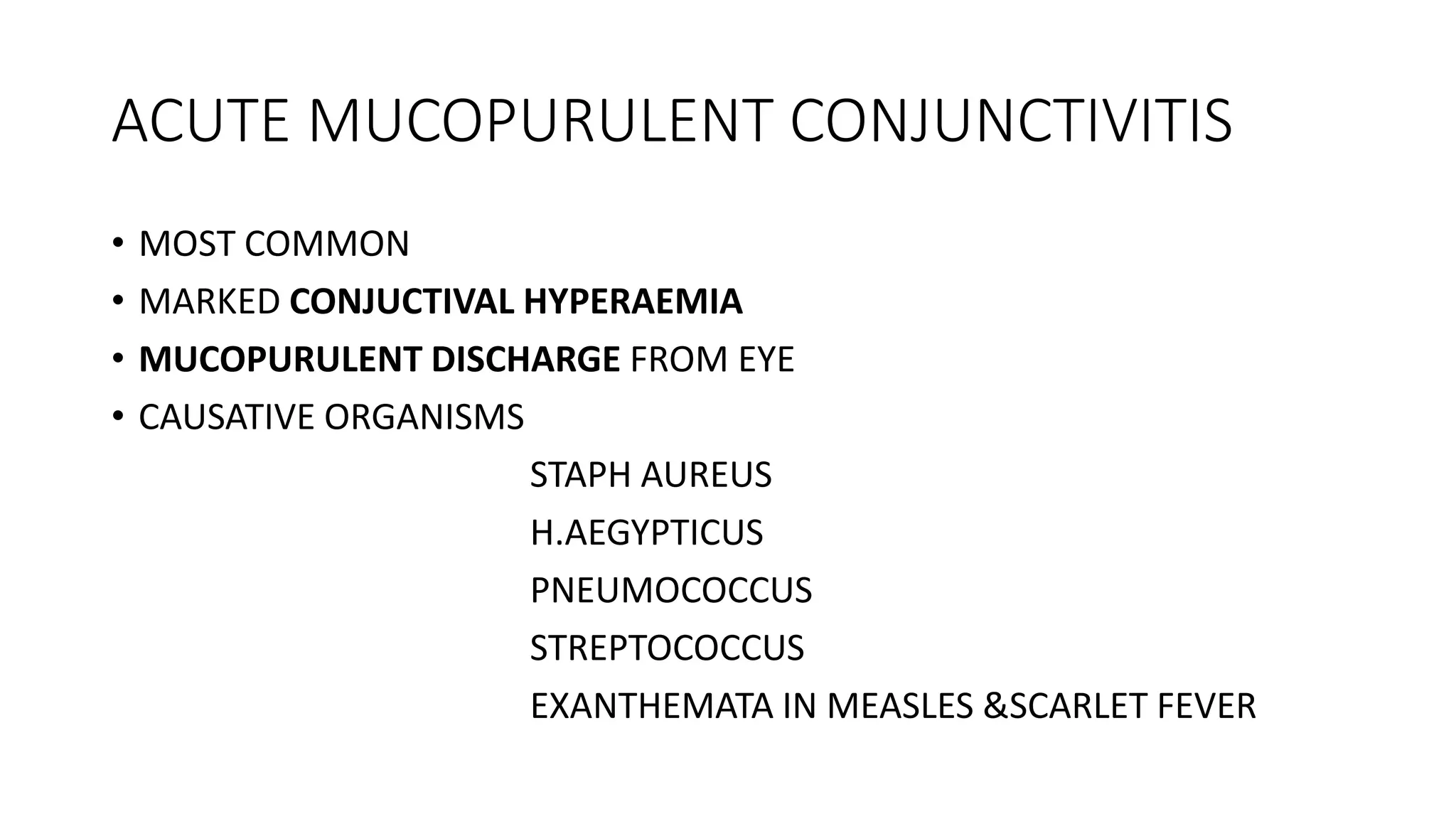 Diseases Of Conjunctiva Ppt Ophthalmology Pptx