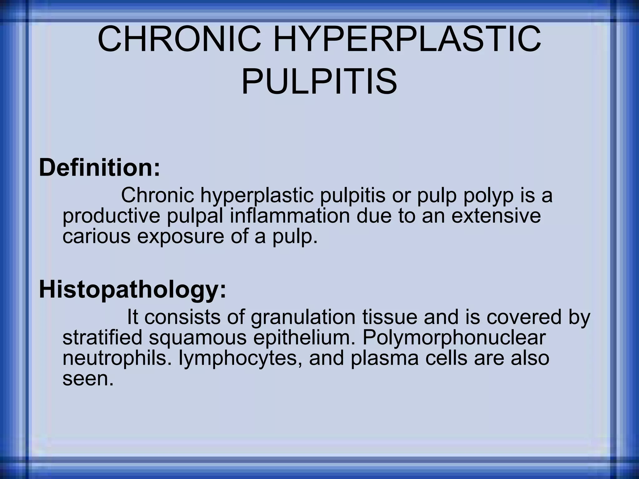 DISEASES OF DENTAL PULP AND PERI RADICULAR TISSUES | PPT