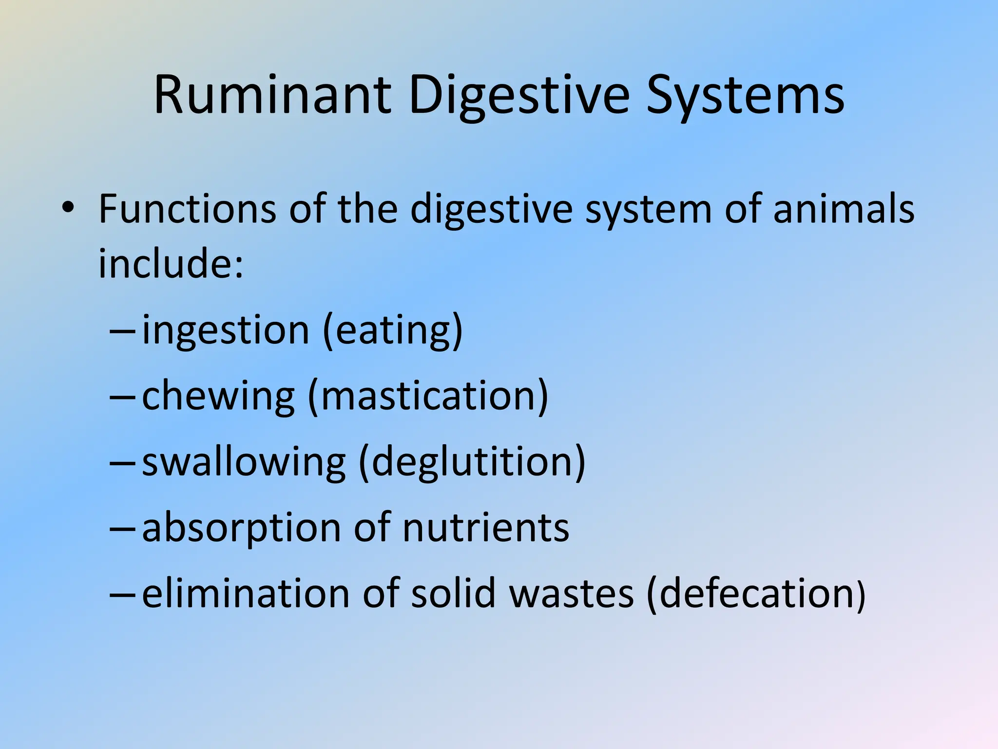 Diseases_of_Digestive_system in animals. | PPT