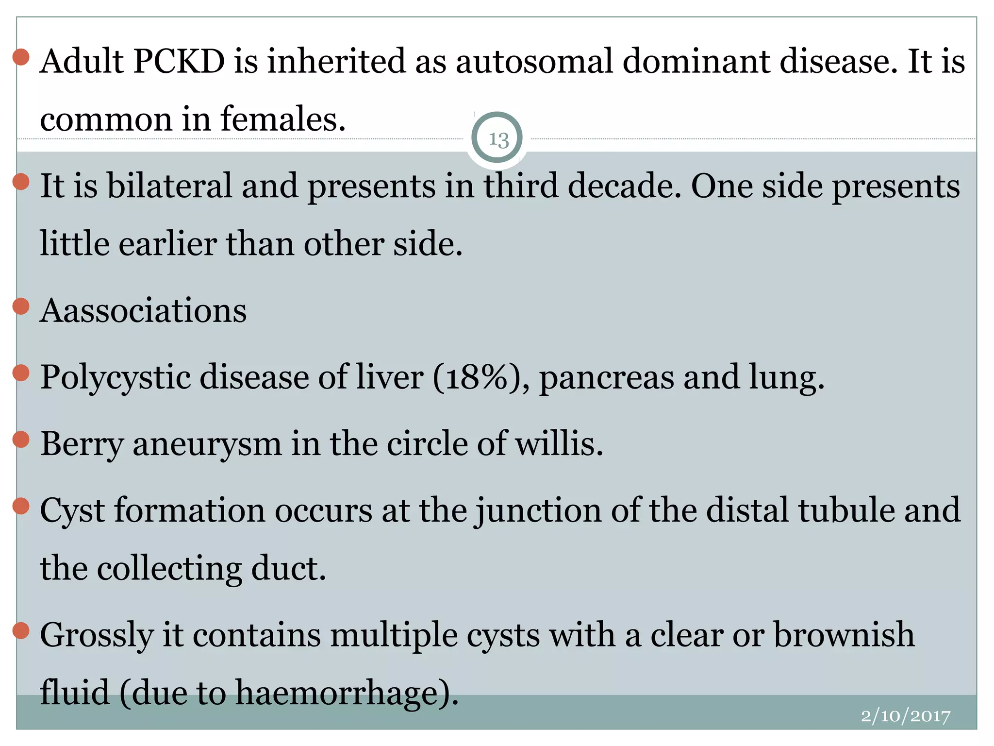 Diseases of excretory system | PPT