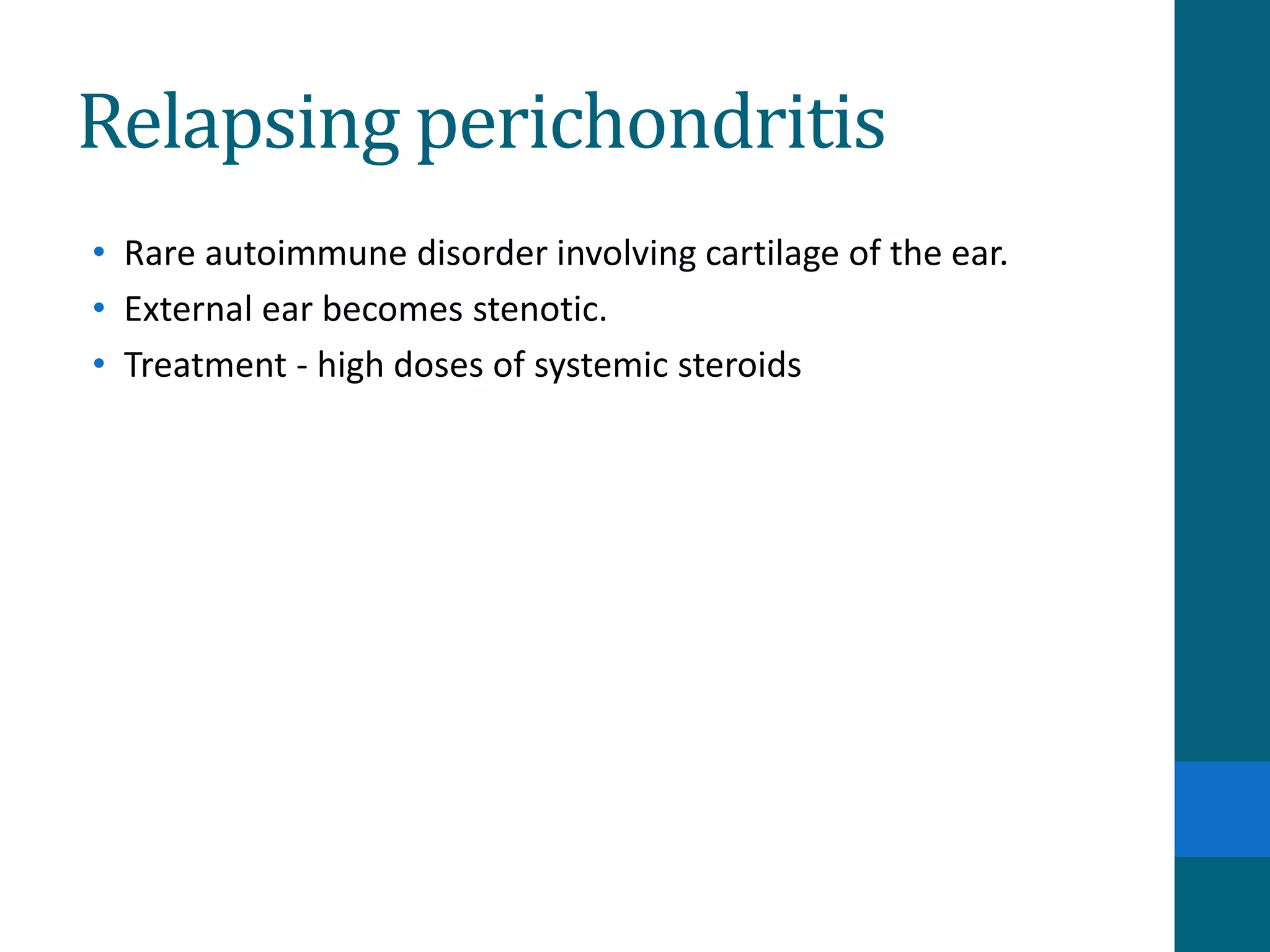 Diseases of external ear | PPTX