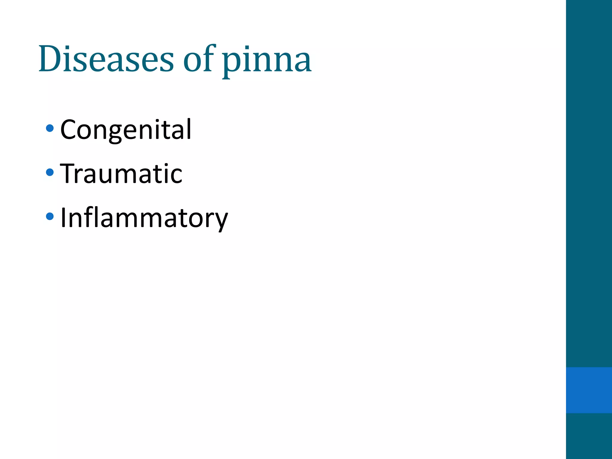 Diseases of external ear | PPTX