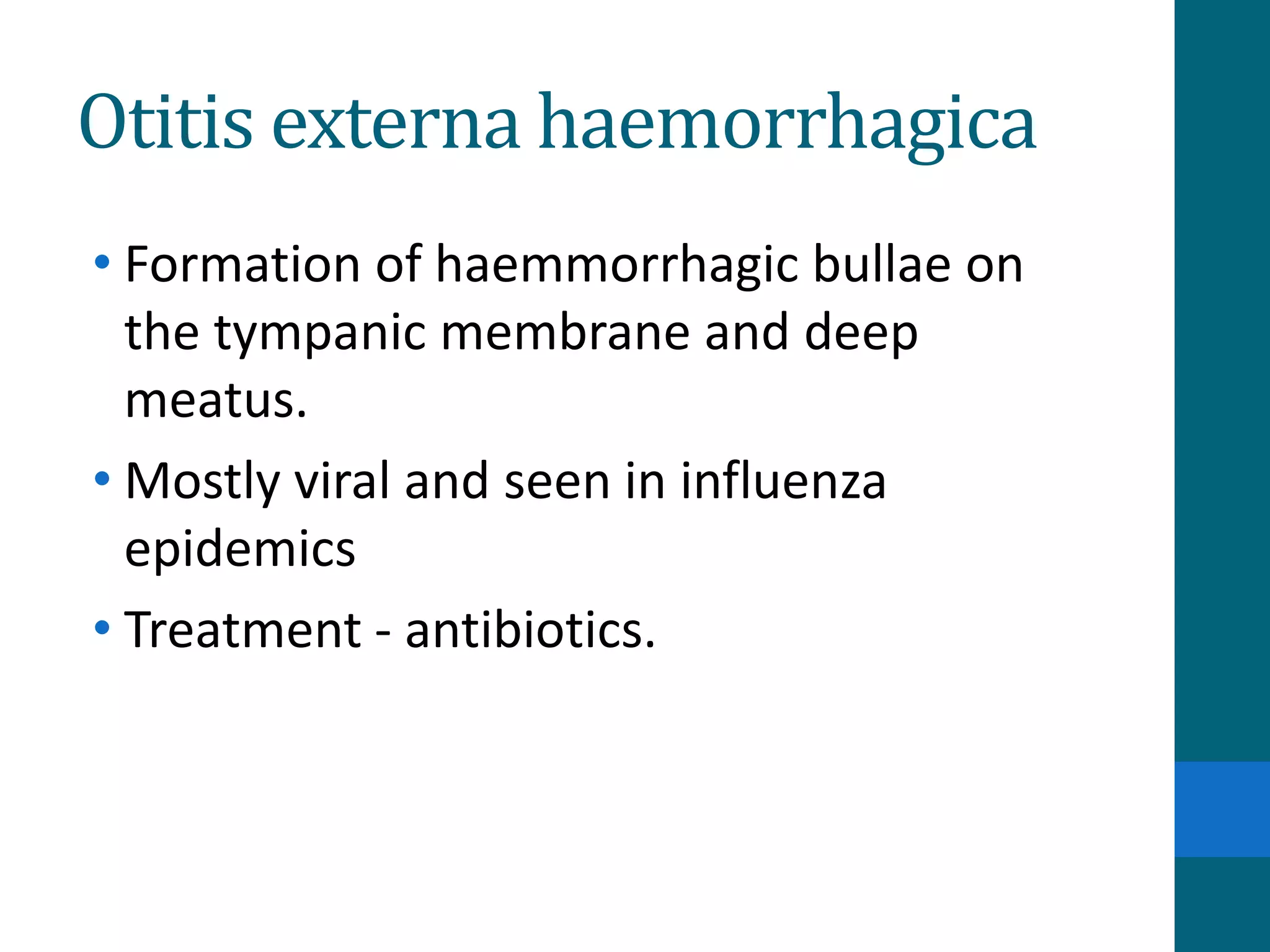 Diseases of external ear | PPTX