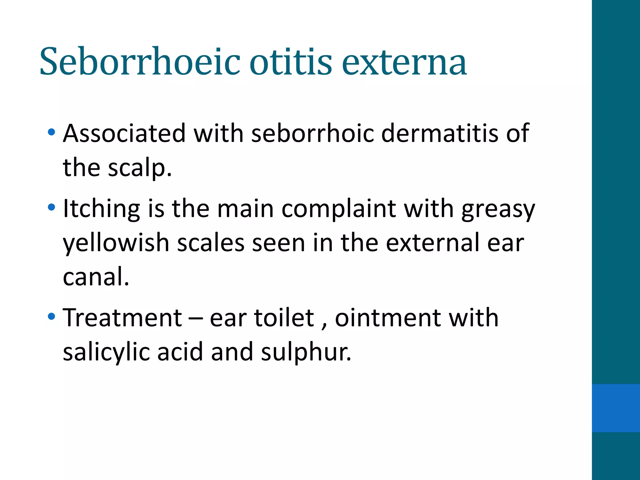Diseases of external ear | PPTX