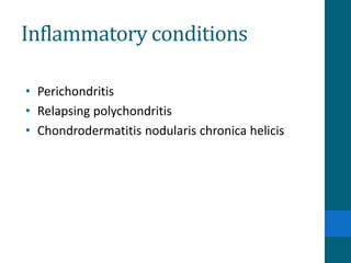 Diseases of external ear | PPTX