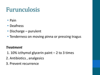 Diseases of external ear | PPTX
