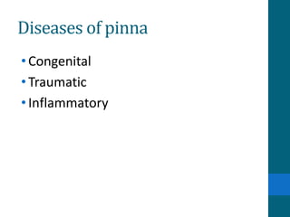 Diseases of external ear | PPTX