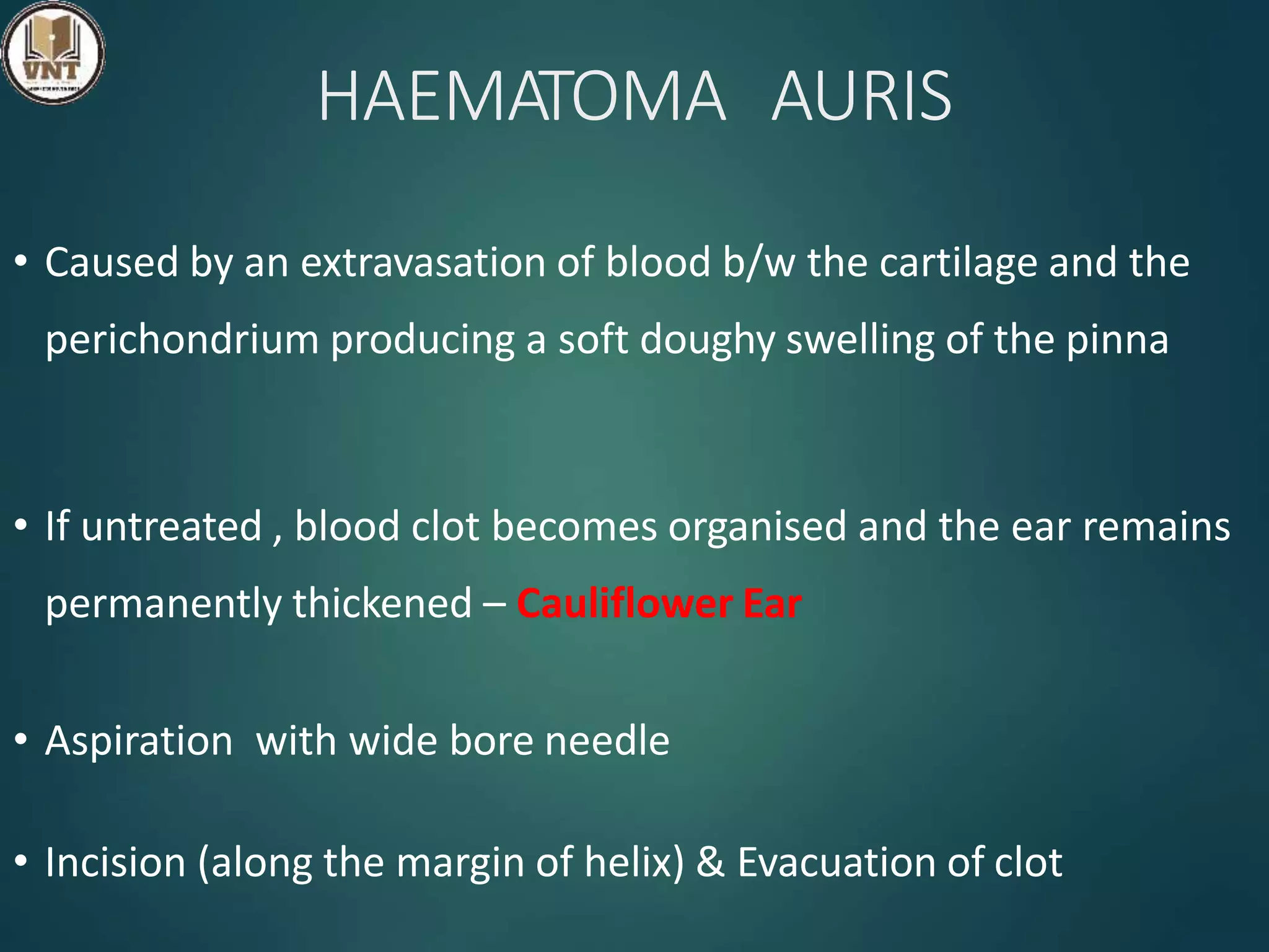 Diseases of external ear | PPTX