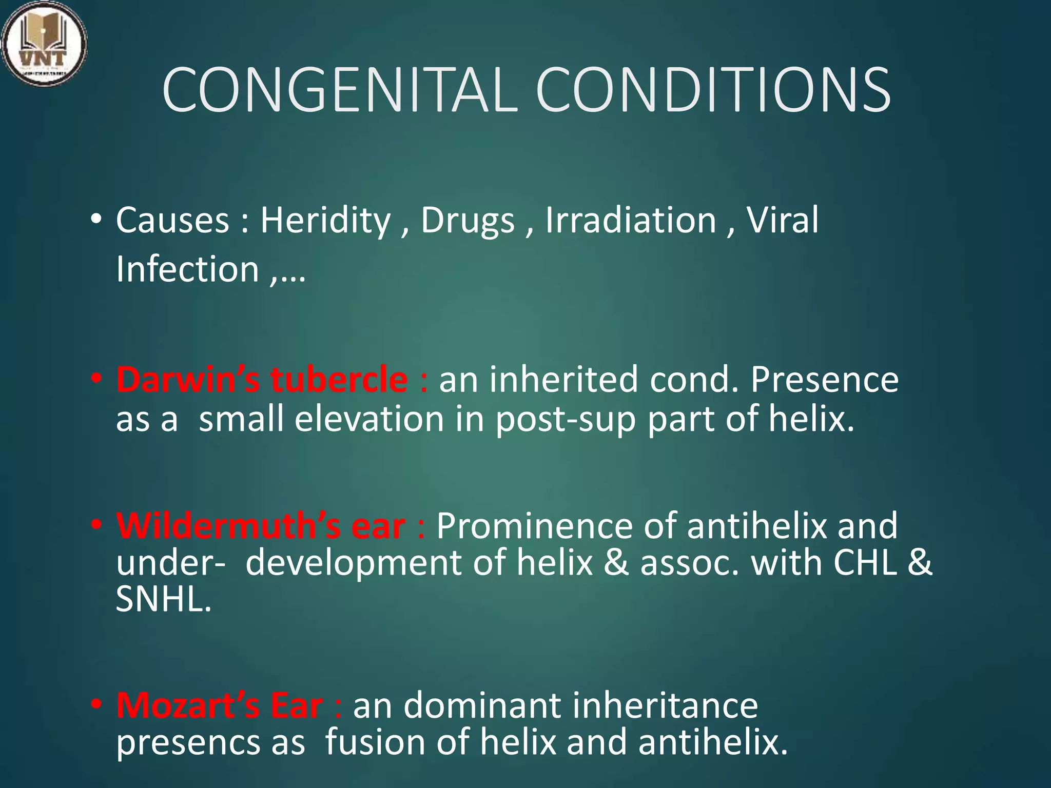 Diseases of external ear | PPTX