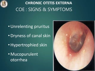 Diseases of external ear | PPTX