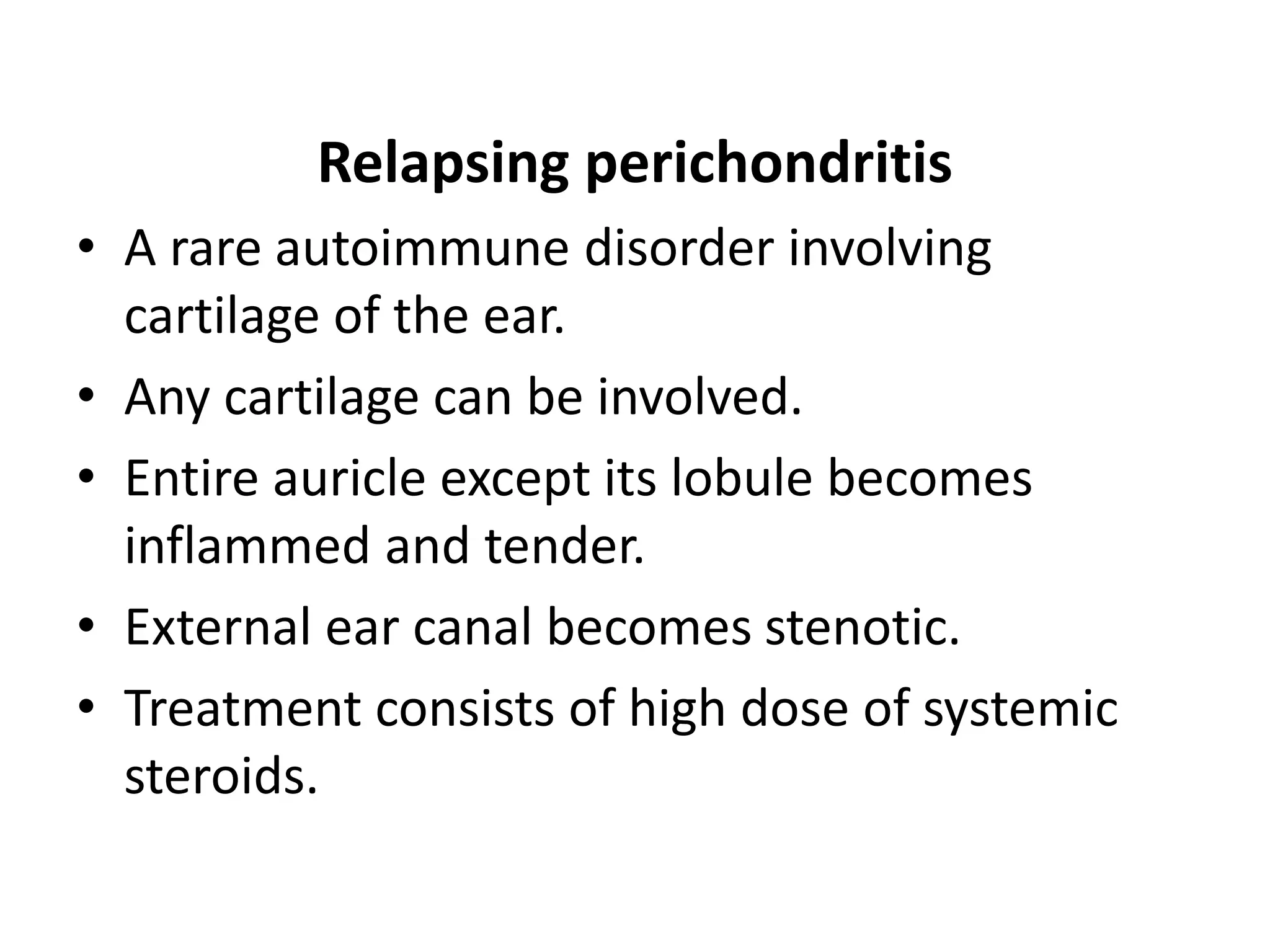 Diseases of external ear and its management | PPTX
