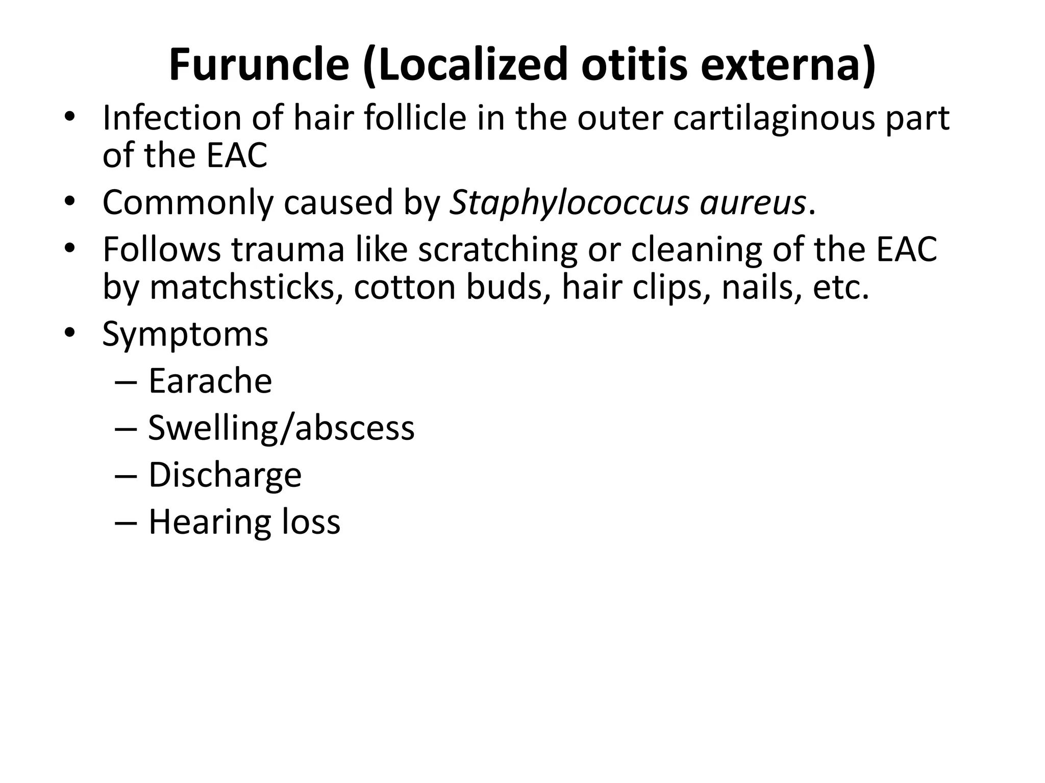 Diseases of external ear and its management | PPTX