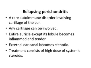 Diseases of external ear and its management | PPTX