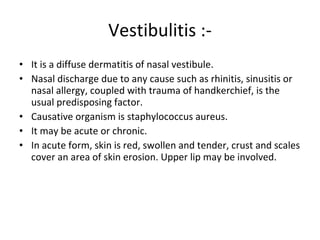 Diseases of external nose | PPT