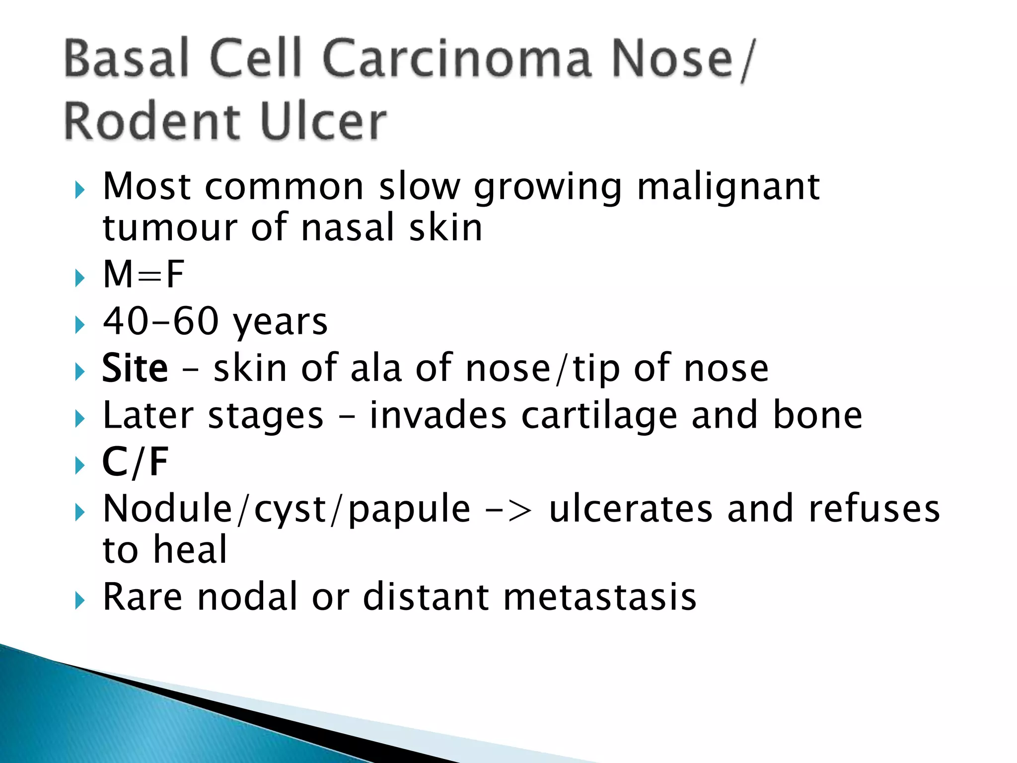 Diseases of external nose | PPTX
