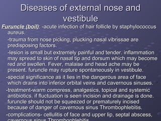 Diseases of external nose and vestibule | PPT