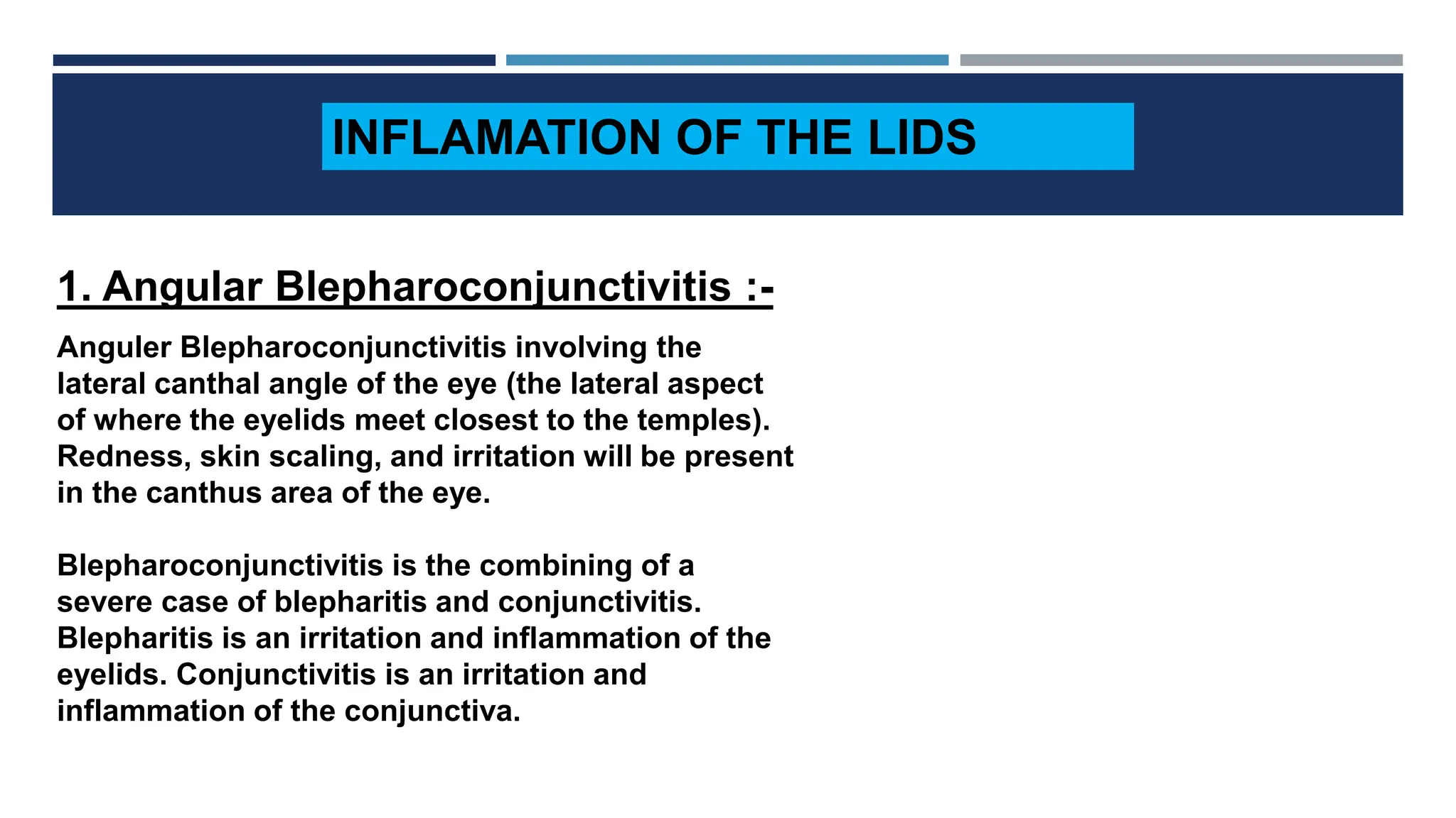 Diseases of eyelids like Epicanthus, entropian, ectropian, Telecanthus ...