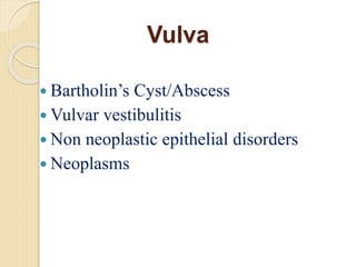Diseases AND PATHOLOGY of Female Genital Tract1.ppt