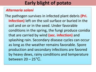 Diseases of field crops and etiology | PPTX