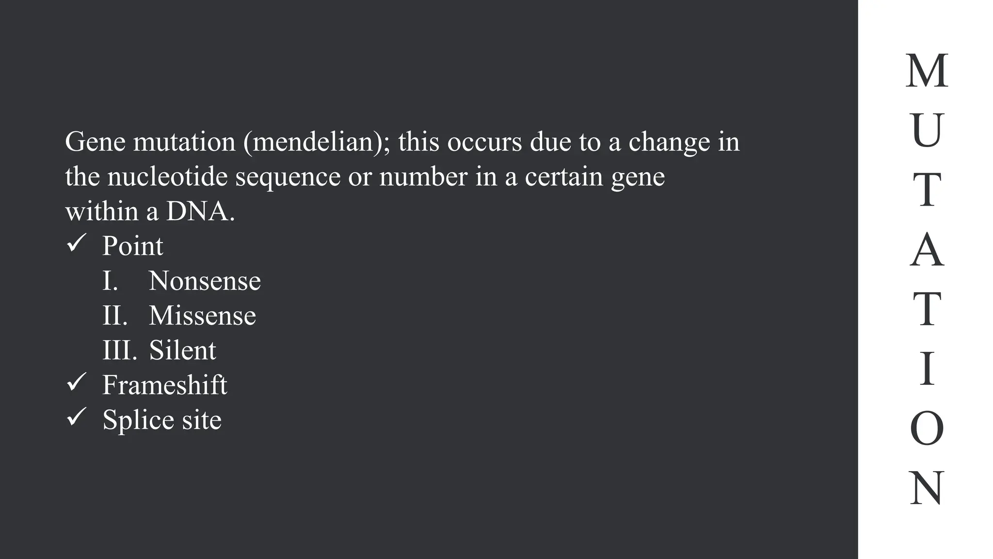 DISEASES OF GENETIC MUTATION, TREATMENTS(2).pptx