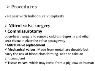 Diseases of heart valves lecture | PPTX