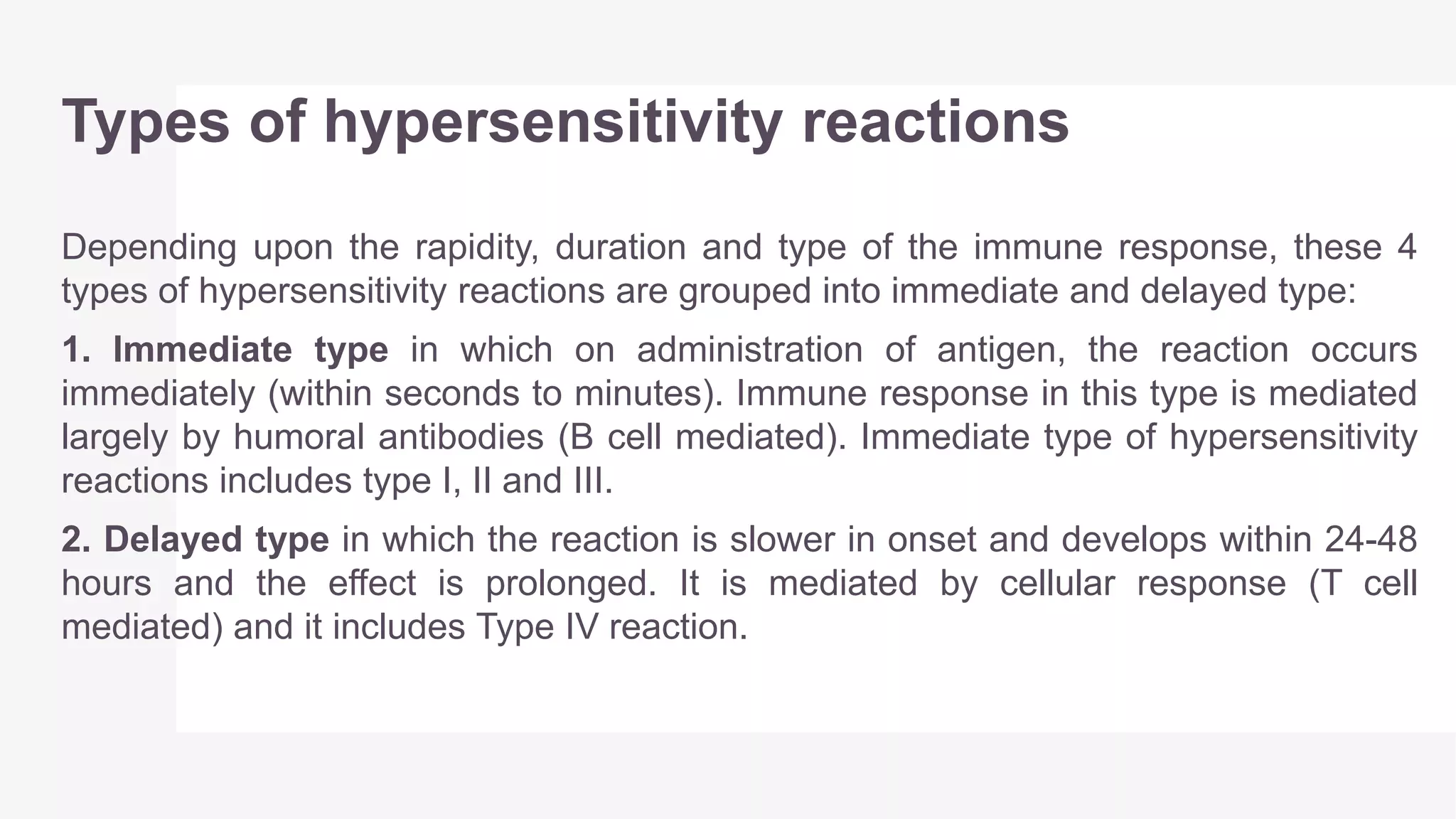 Diseases of immunity hypersensitivity | PPTX