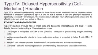 Diseases of immunity hypersensitivity | PPTX | Allergies | Diseases and ...