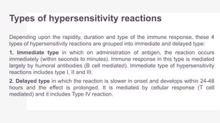 Diseases of immunity hypersensitivity | PPTX | Allergies | Diseases and ...