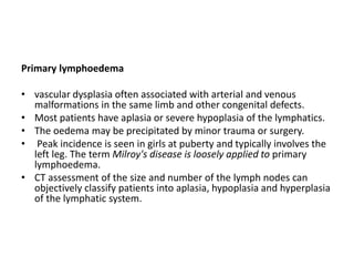 Diseases of lymphatic system | PPTX
