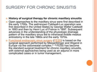 Diseases of maxillary sinus | PPTX