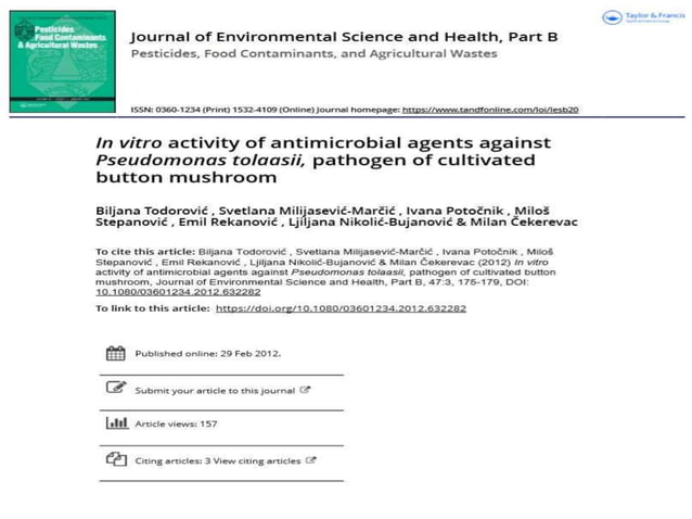 Diseases of mushrooms credit seminar | PPTX | Gardening | Home & Garden