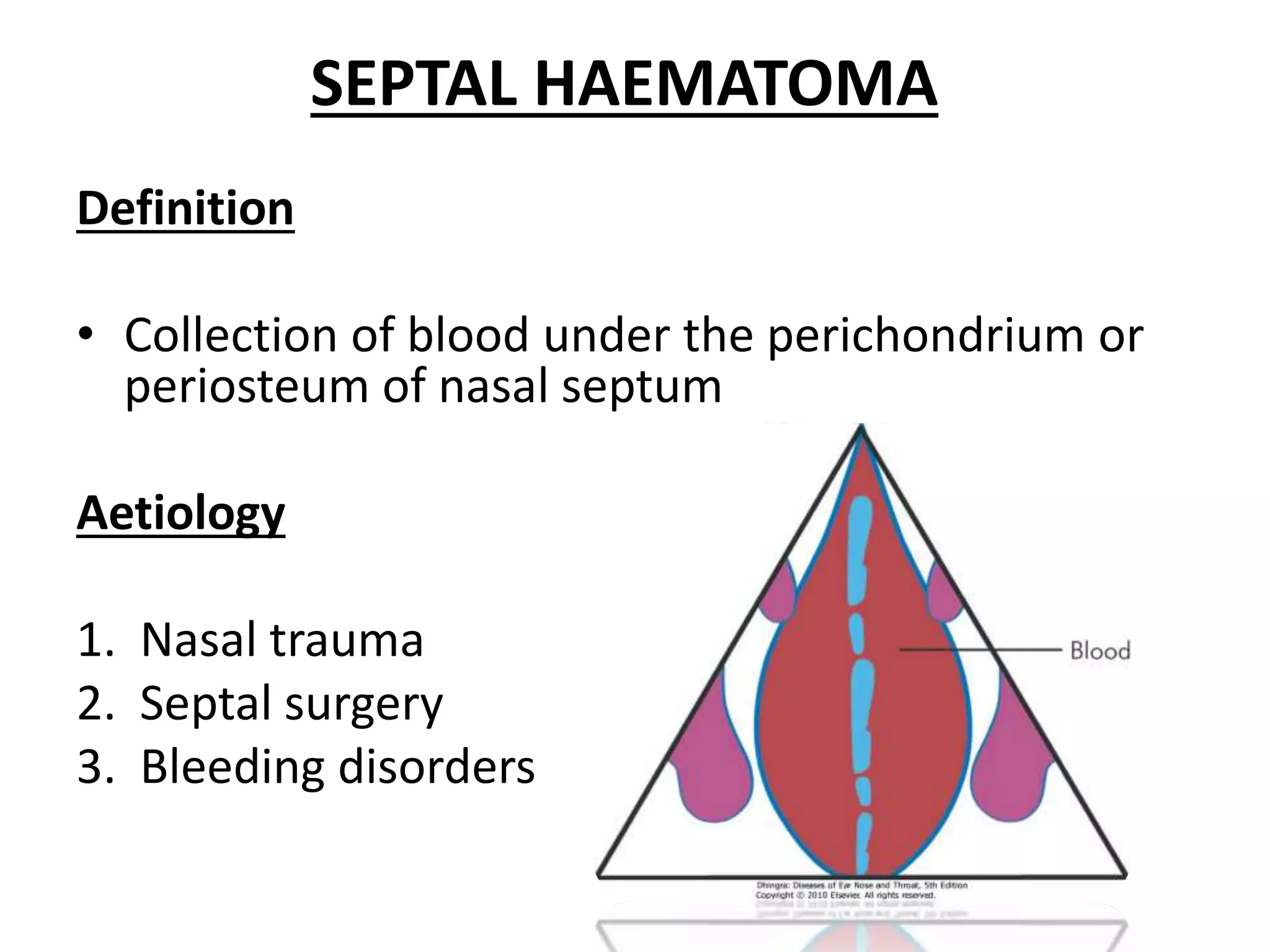Diseases of nasal septum | PPTX