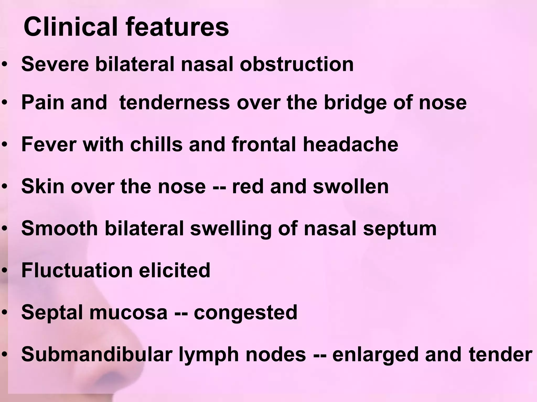 Diseases of nasal septum | PPTX