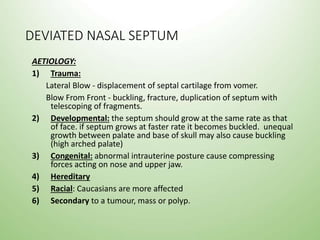 diseases of nasal septum................... | PPT | Death, Injury, or ...