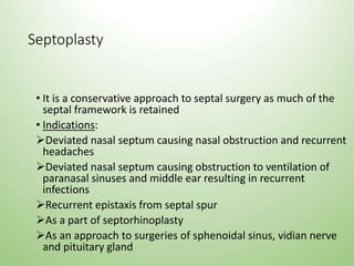 diseases of nasal septum................... | PPT