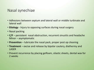 diseases of nasal septum................... | PPT