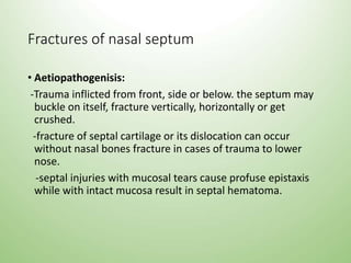 diseases of nasal septum................... | PPT