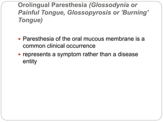 Diseases of nerves and muscles of oral cavity | PPTX