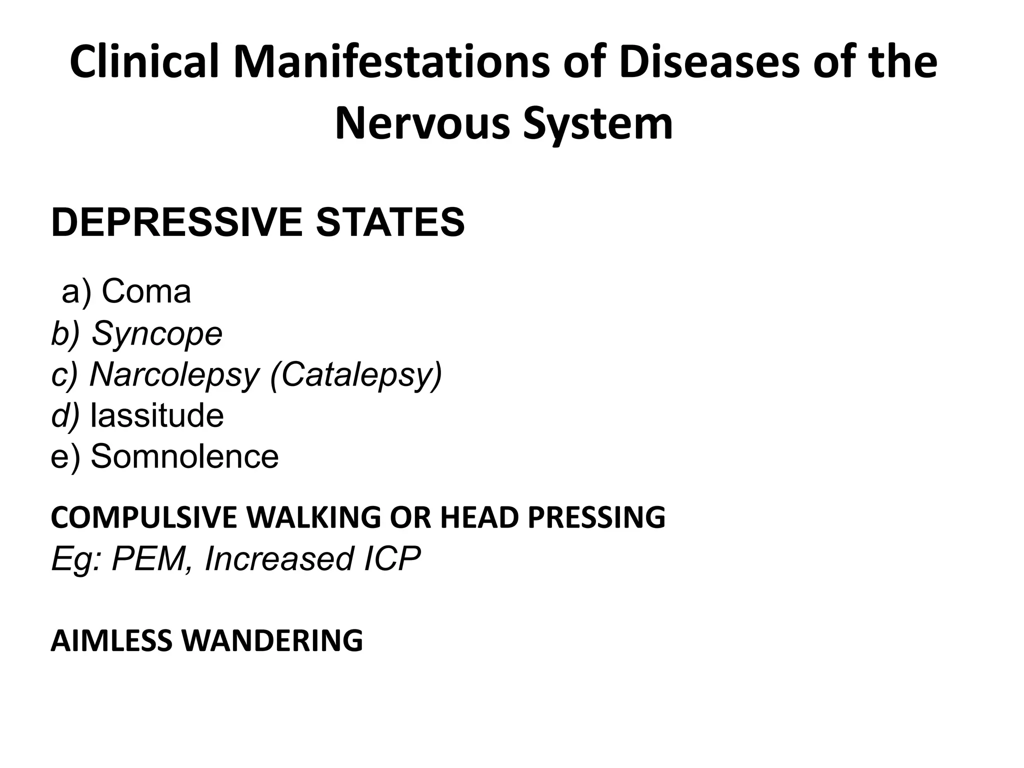 Diseases of nervous system Veterinary Neurology | PPTX