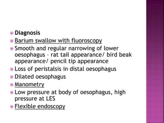 Diseases of oesophagus | PPTX