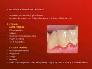 Diseases of periodontium | PPTX