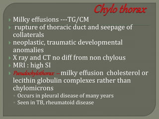 Diseases of pleura | PPTX