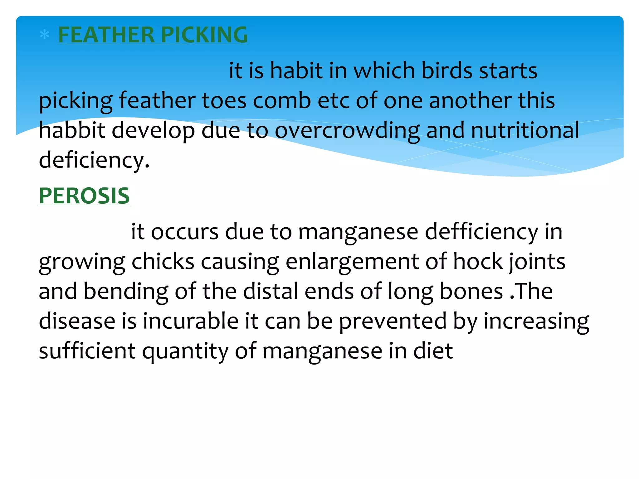 Diseases of Poultry | PPTX