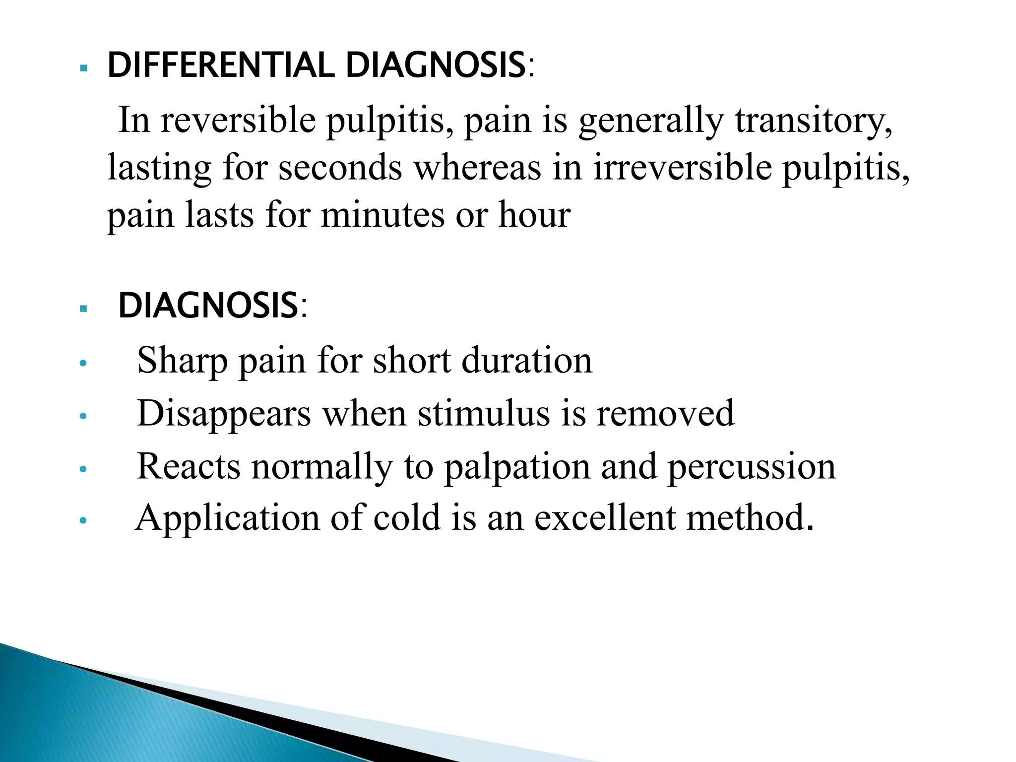 Diseases of pulp | PPTX