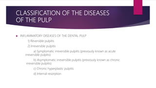 Diseases of pulp | PPTX
