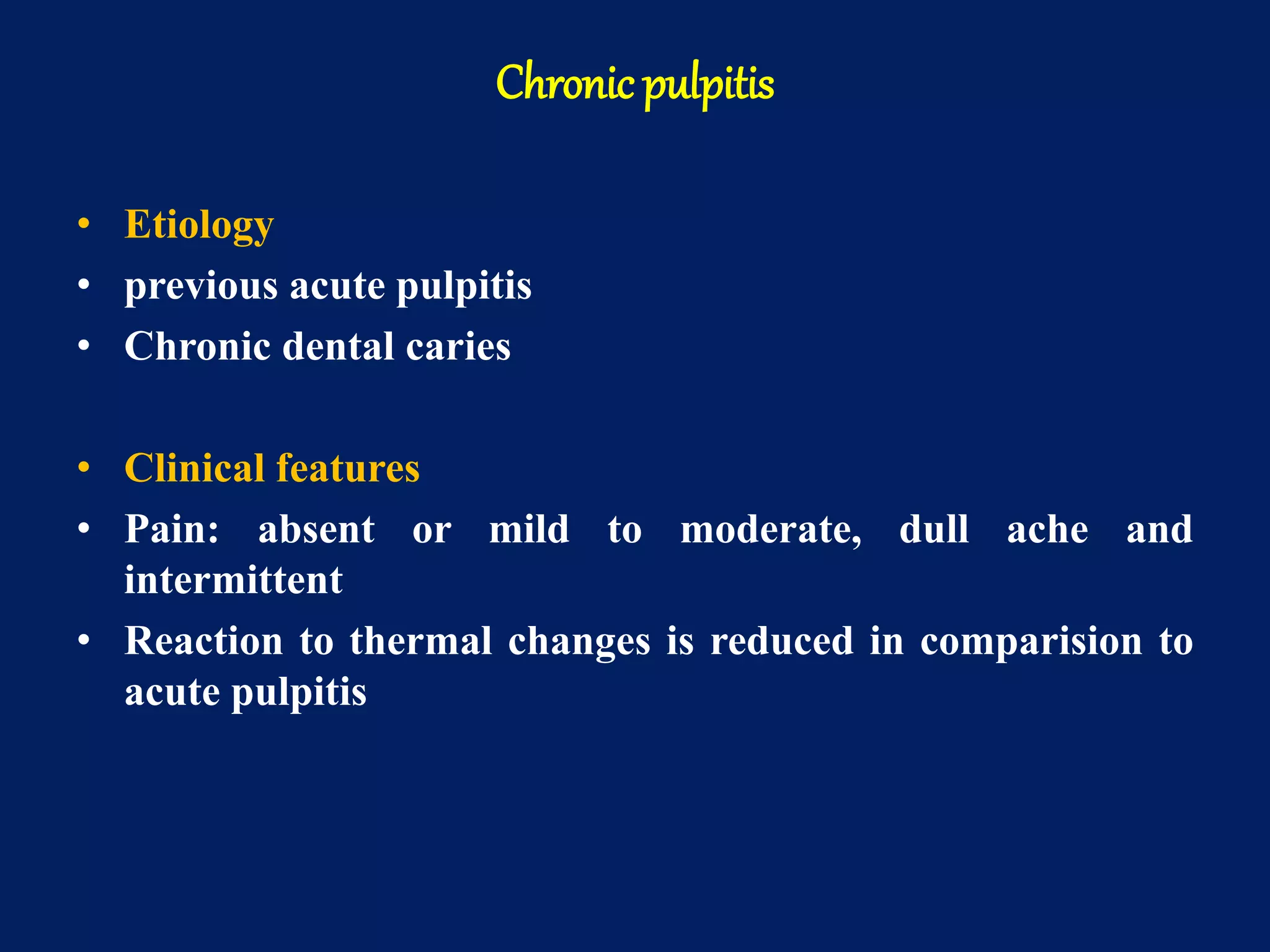Diseases of pulp and periapical tissues | PPTX